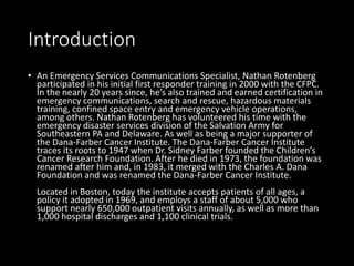 The Dana-Farber Cancer Institute and the Jimmy Fund | PPT