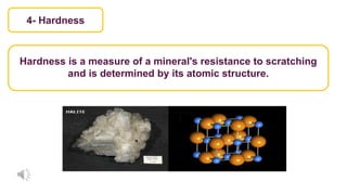 Earth Structure, Minerals In Earth, Physical Properties Of Minerals | PPTX