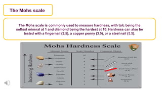 Earth Structure, Minerals In Earth, Physical Properties Of Minerals | PPT