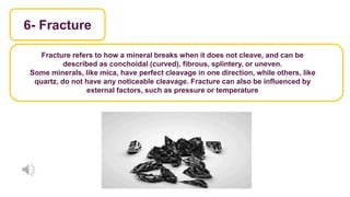 Earth Structure, Minerals In Earth, Physical Properties Of Minerals | PPTX