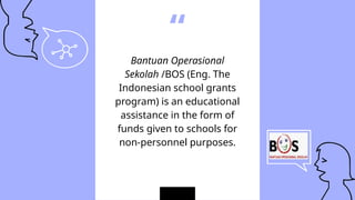 Pemaparan dan Penjelasan teknis pelaksanaan Dana BOS Presentation.pptx