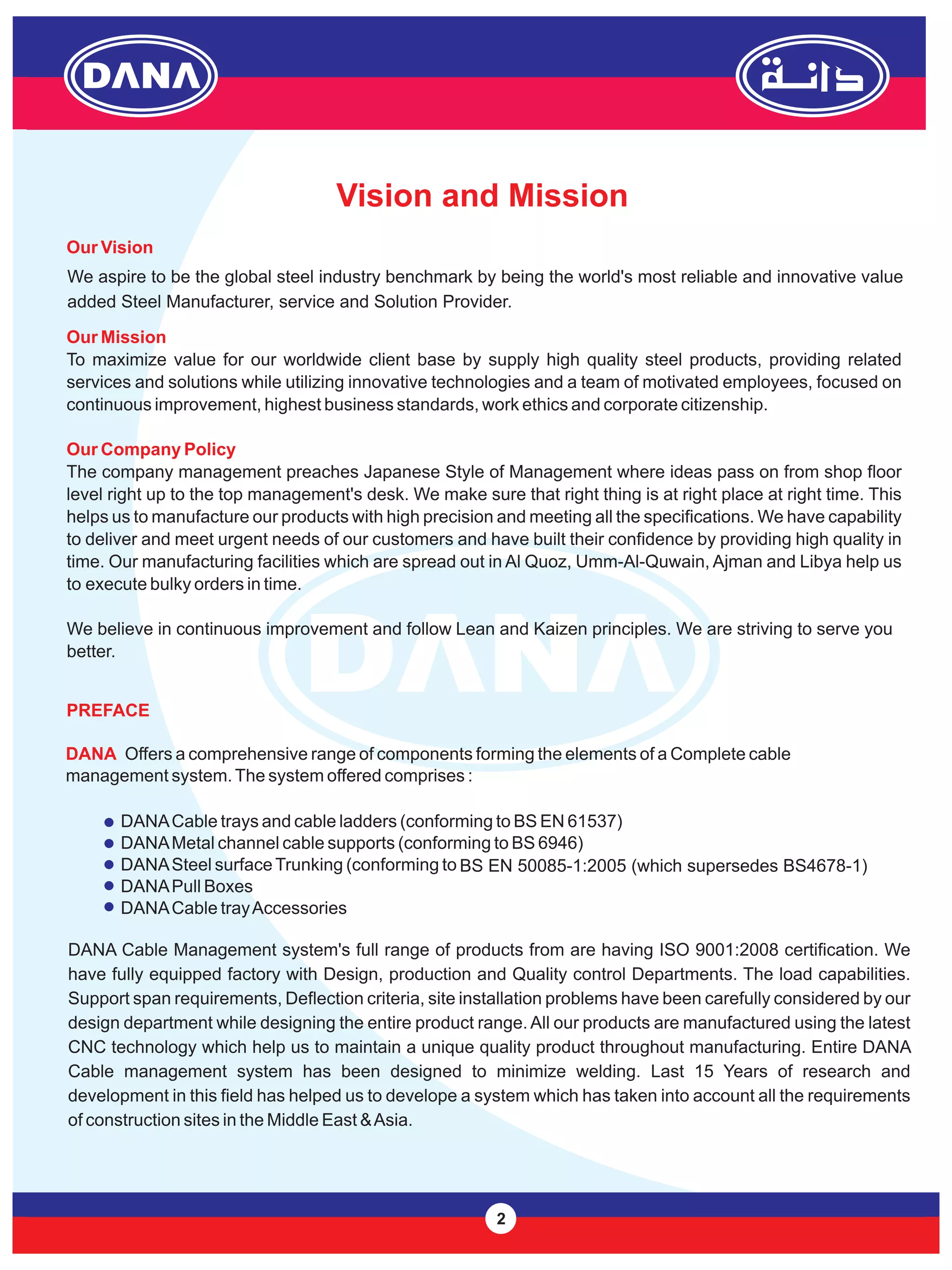 Dana Cable Trays/Troughs [Hot Dip Galvanized/Stainless Steel/Aluminum ...