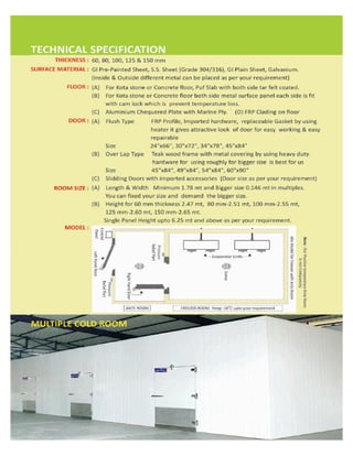 Dana cold room brochure | PDF