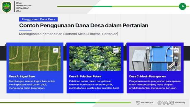 DANA DESA DAN PERTANIAN DESA - MEMBANGUN KEMANDIRIAN DESA | PDF