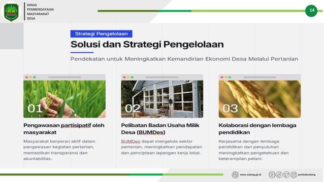 DANA DESA DAN PERTANIAN DESA - MEMBANGUN KEMANDIRIAN DESA | PDF