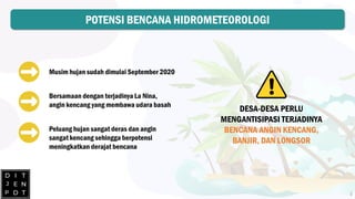 Dana desa untuk bencana hidrometeorologi | PPT