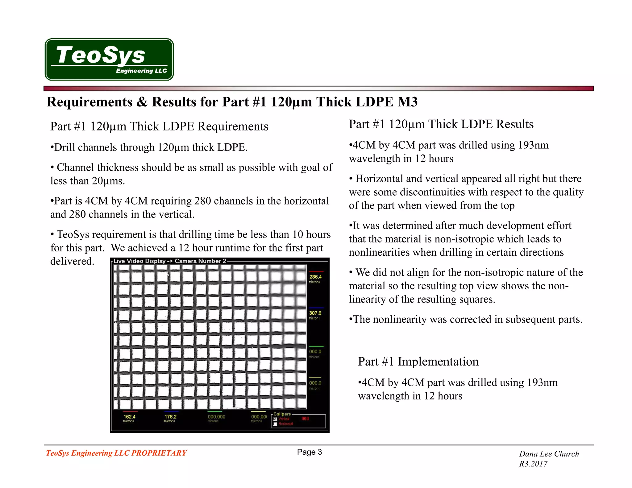 UV Channel Drilling in LDPE using an Excimer Laser and its Available ...