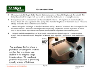 UV Channel Drilling in LDPE using an Excimer Laser and its Available ...