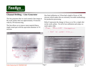 UV Channel Drilling in LDPE using an Excimer Laser and its Available ...