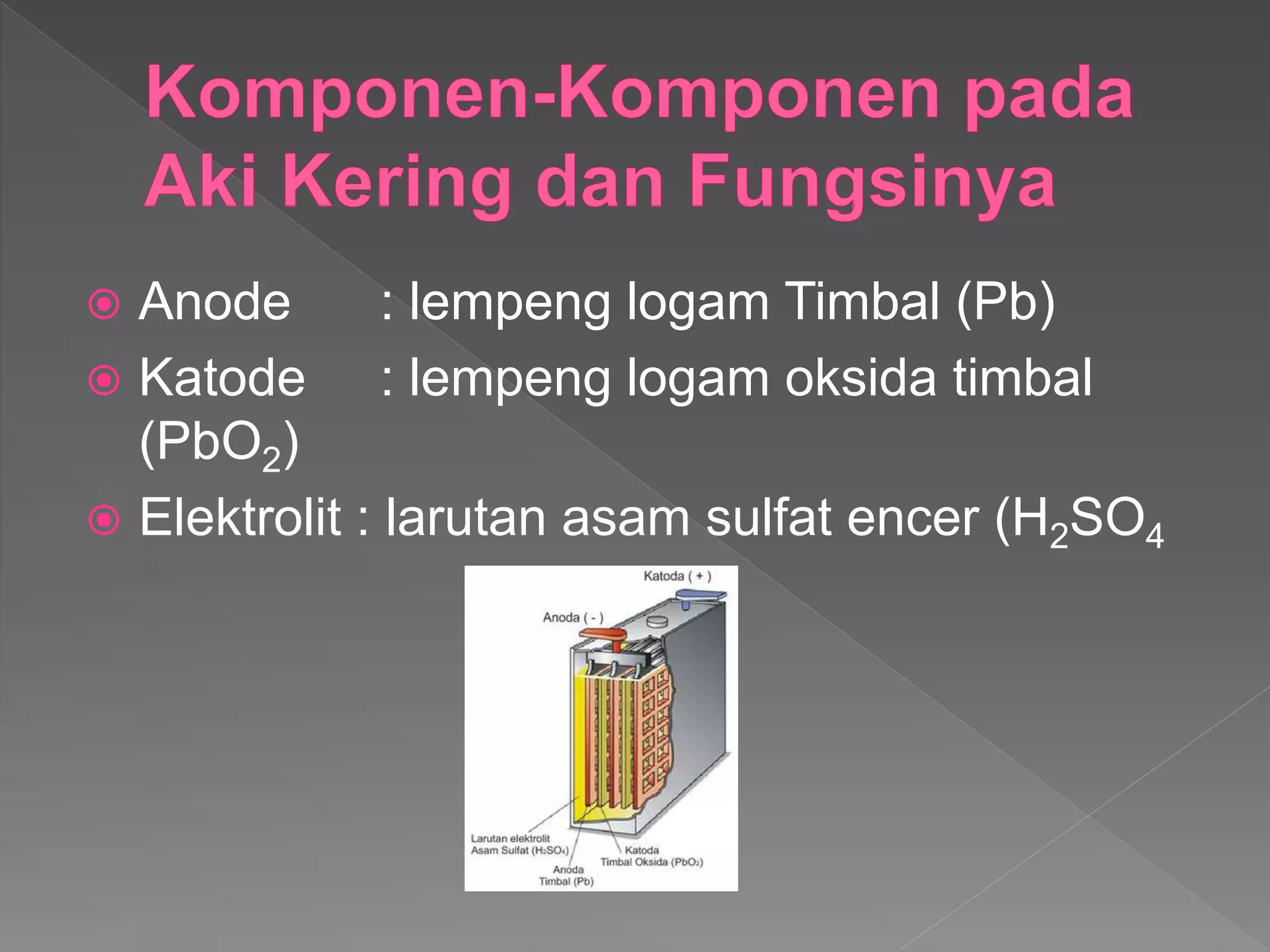 Danang henri w tugas teknik tenaga listrik komponen baterai aki kering ...