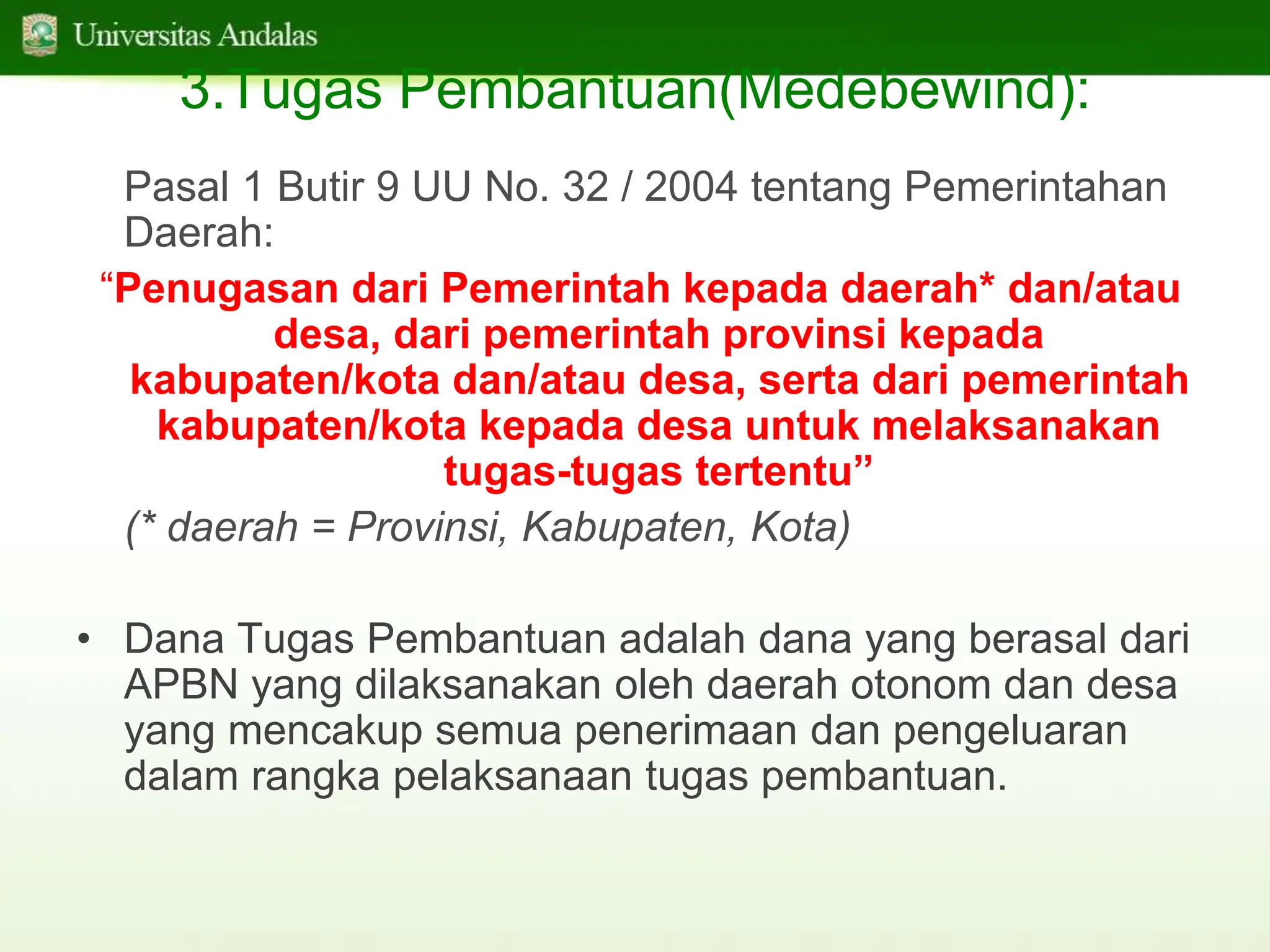 DANA PERIMBANGAN pemerintah daerah .pptx