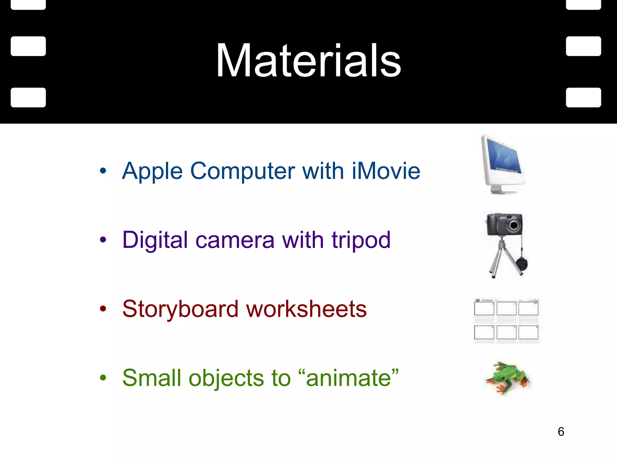 Stop Motion Animation with iMovie | PPTX