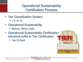 Tier program services, by Dana Smith. Data Center Summit | PPT