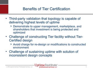 Tier program services, by Dana Smith. Data Center Summit | PPT