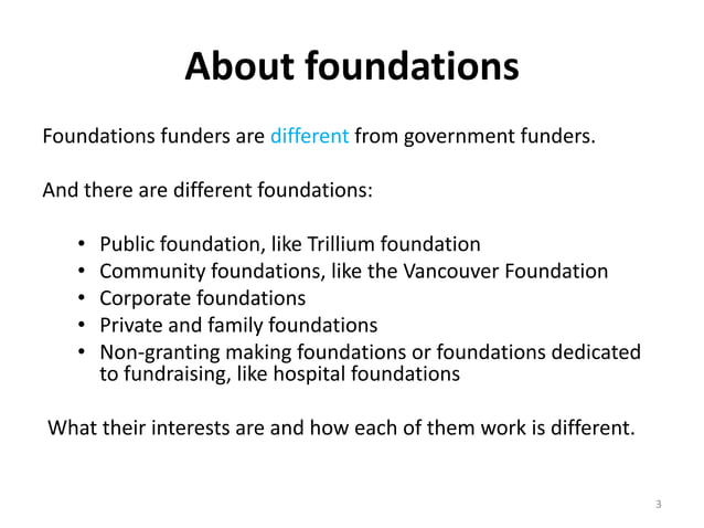 Approaching Foundations | PPT