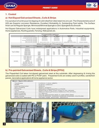 Dana steel - Flat & Long Steel Products -UAE-AFRICA-INDIA-LIBYA | PDF