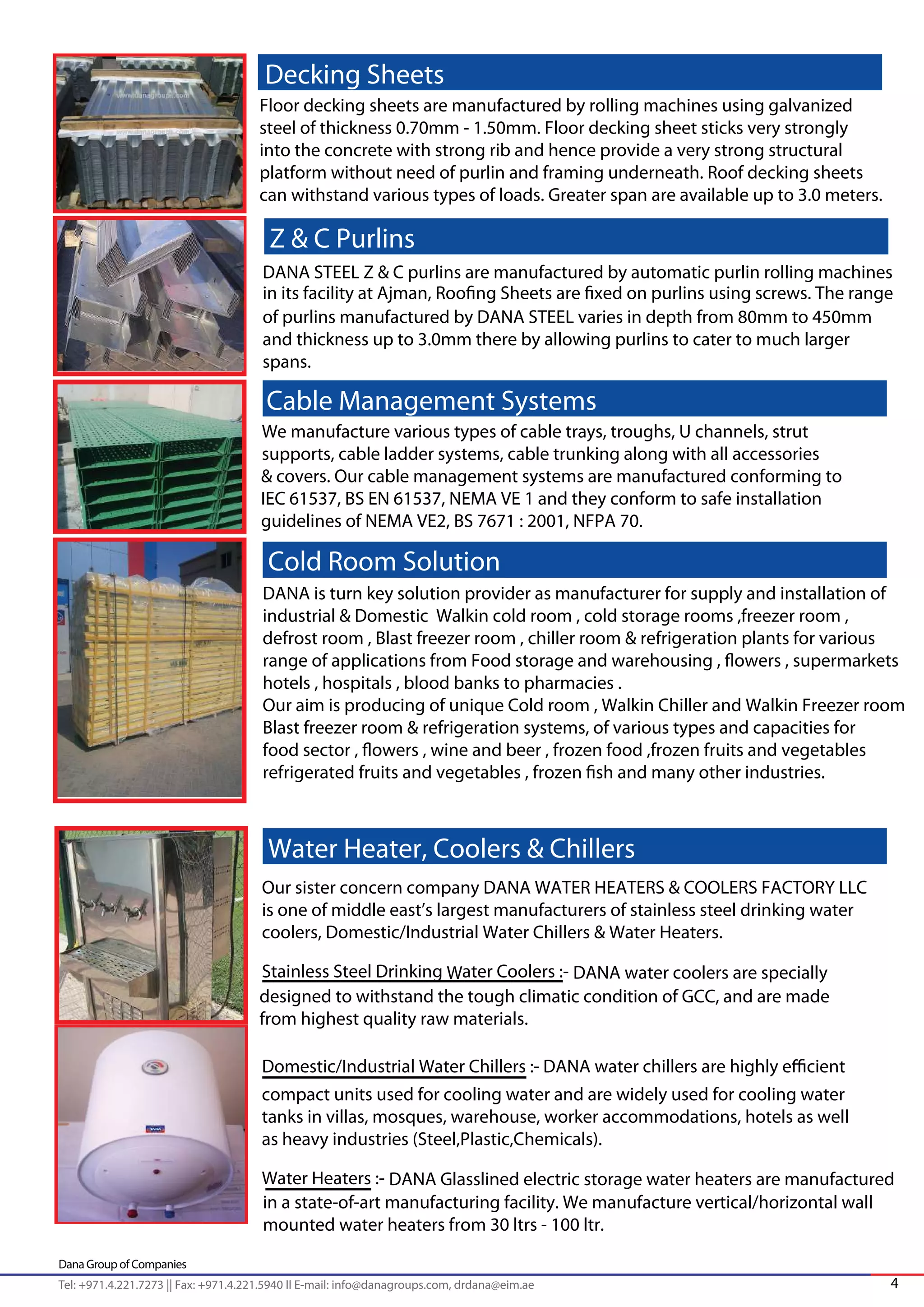 Dana steel uae-oman-qatar-bahrain-saudi - Sandwich Panel-Z purlins ...