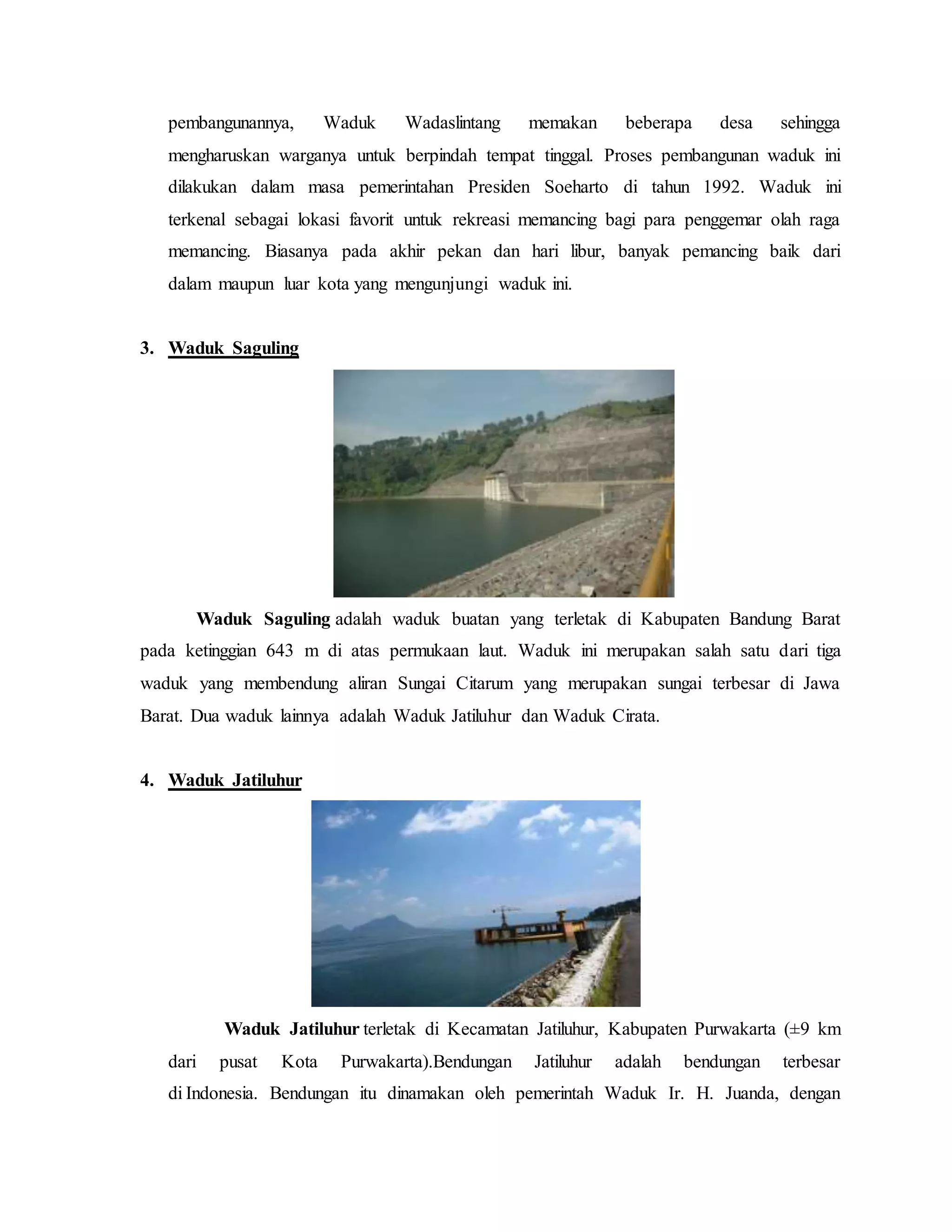 Danau buatan dan alami | PDF