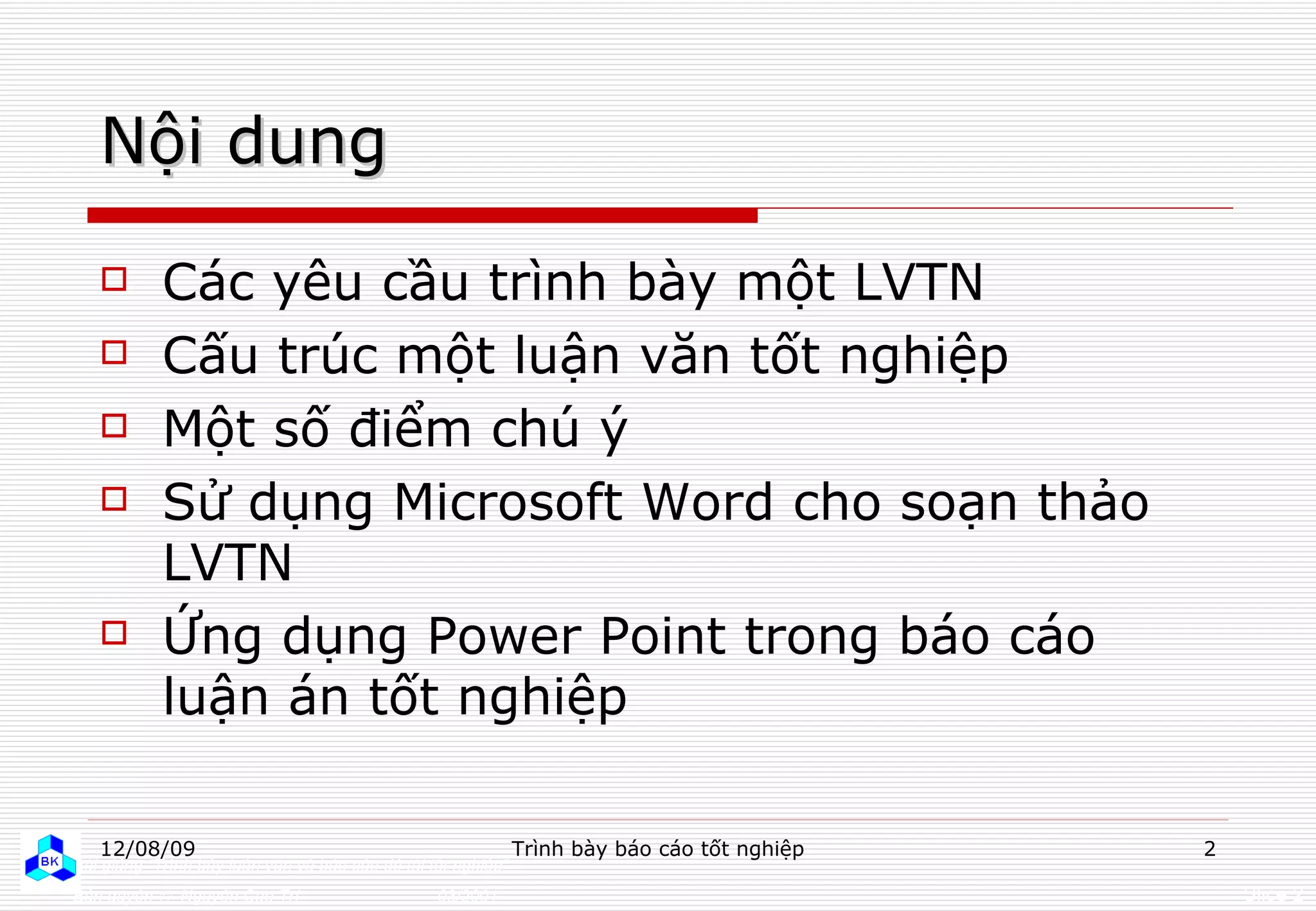 Dan Bai Trinh Bay Bao Cao Tot Nghiep | PPT