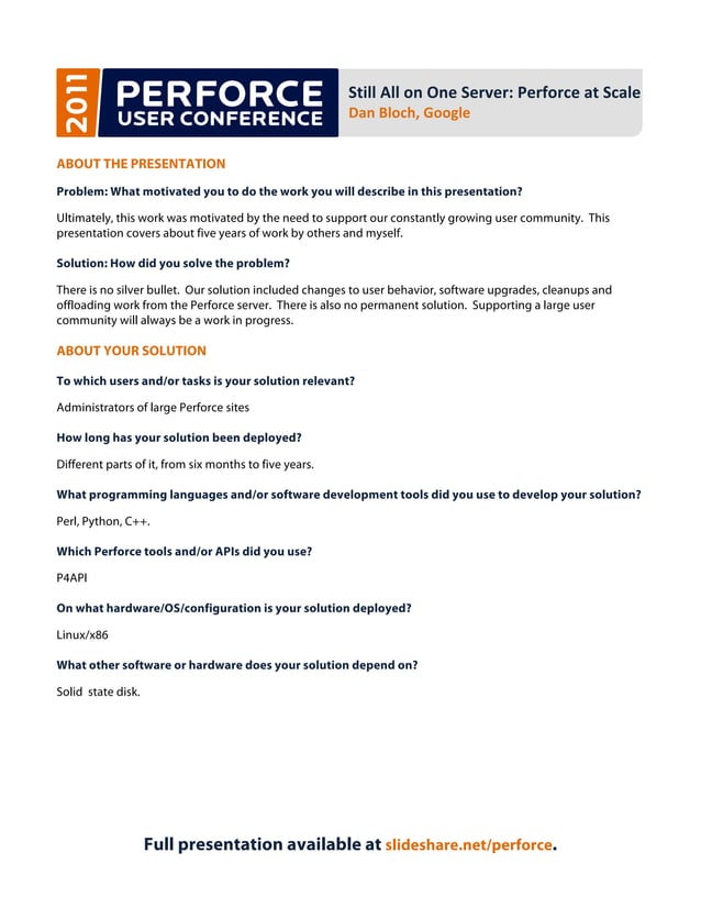 Fact Sheet: Dan Bloch, Google | PDF | Computing | Technology & Computing