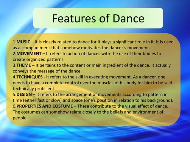 Dance | PPTX | Dance | Fine Art