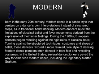 THE ART OF DANCING | PPTX