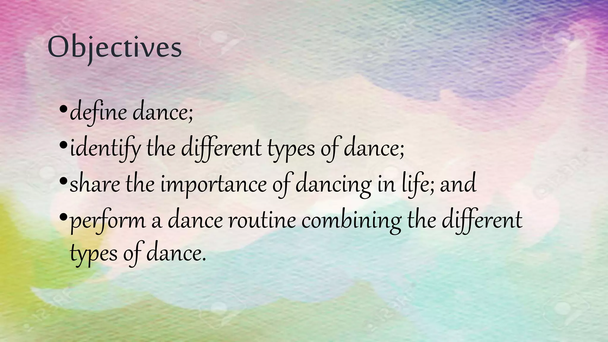 Dance: Different Types of Dance | PPTX