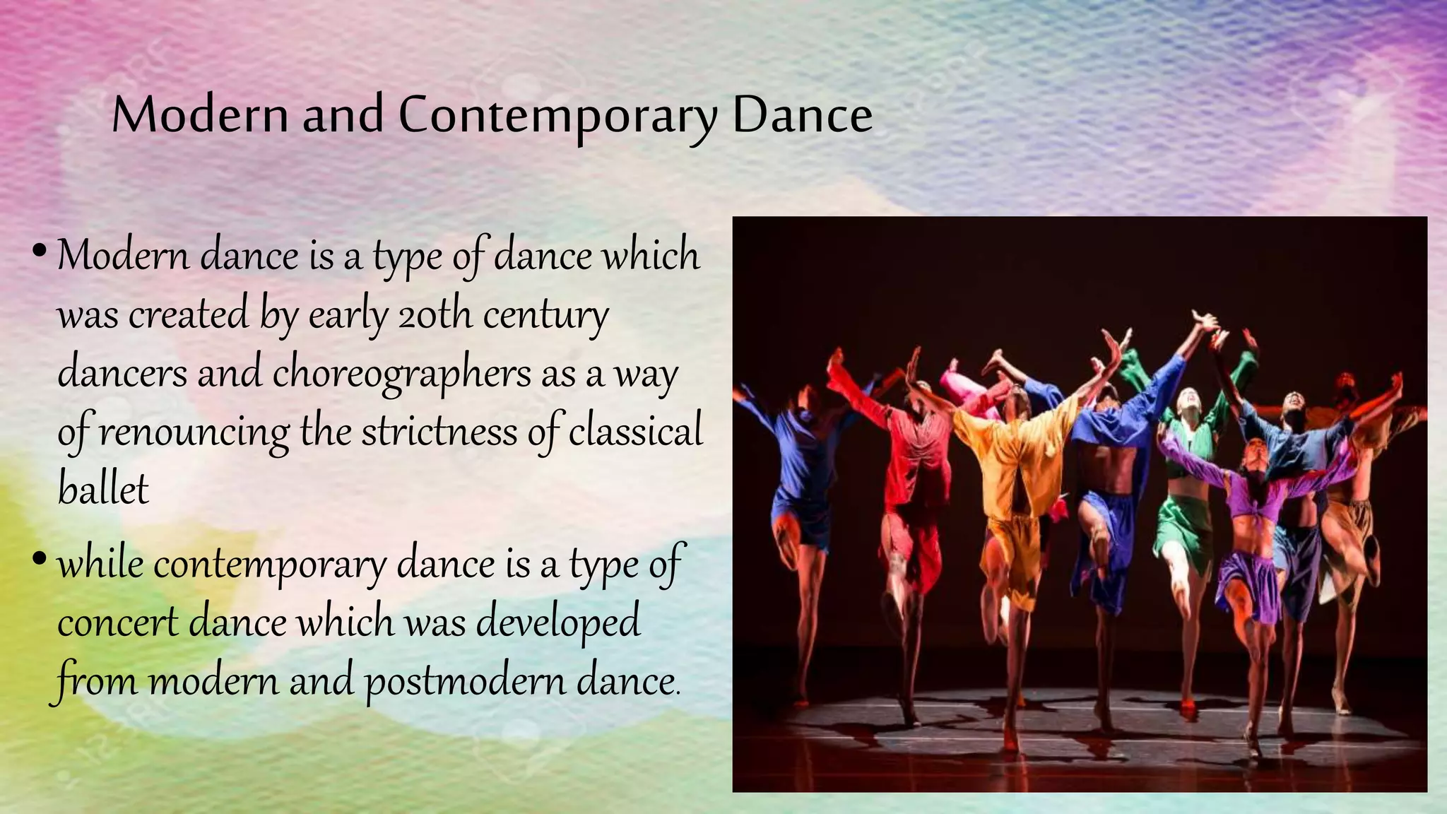 Dance: Different Types of Dance | PPTX