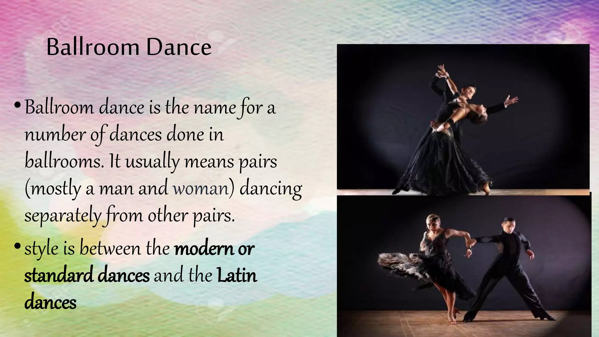 Dance: Different Types of Dance | PPTX