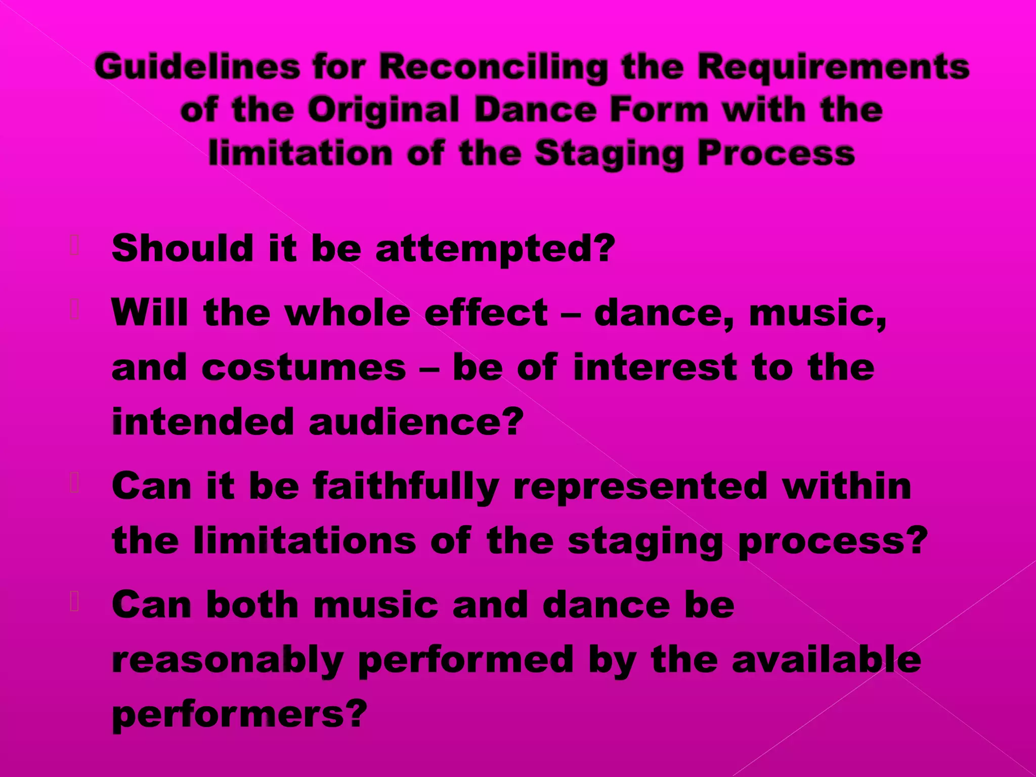 Dance in the K-12 PE Curriculum: Contents, Processes, and Outcomes | PPT