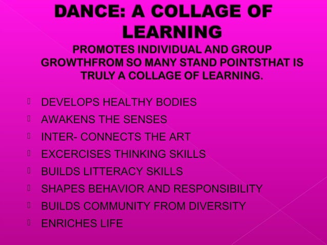 Dance in the K-12 PE Curriculum: Contents, Processes, and Outcomes ...