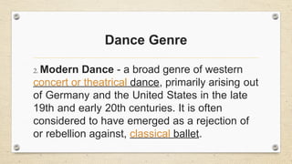 introduction and elements of dance PE and Health 12 | PPTX | Hip Hop ...