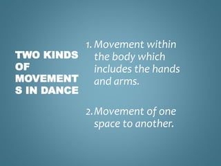 The discussion of dance in 12th grade... | PDF