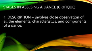 DANCE-COMPOSITION-AND-APPTECIATION-grade-12-lesson-3.pptx | Dance ...