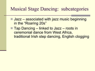 Dance History | PPT