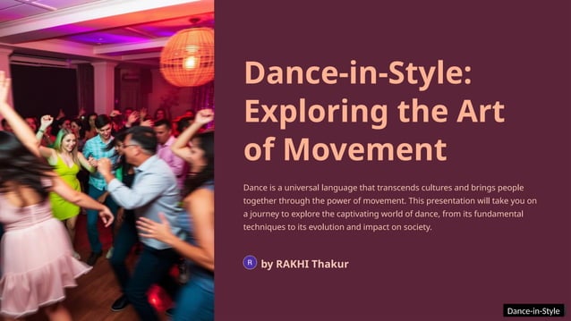 Dance-in-Style-Exploring-the-Art-of-Movement.pptx | Musicals | Genres
