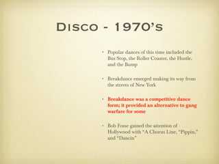 Dance 2 jazz powerpoint evolution | PPT