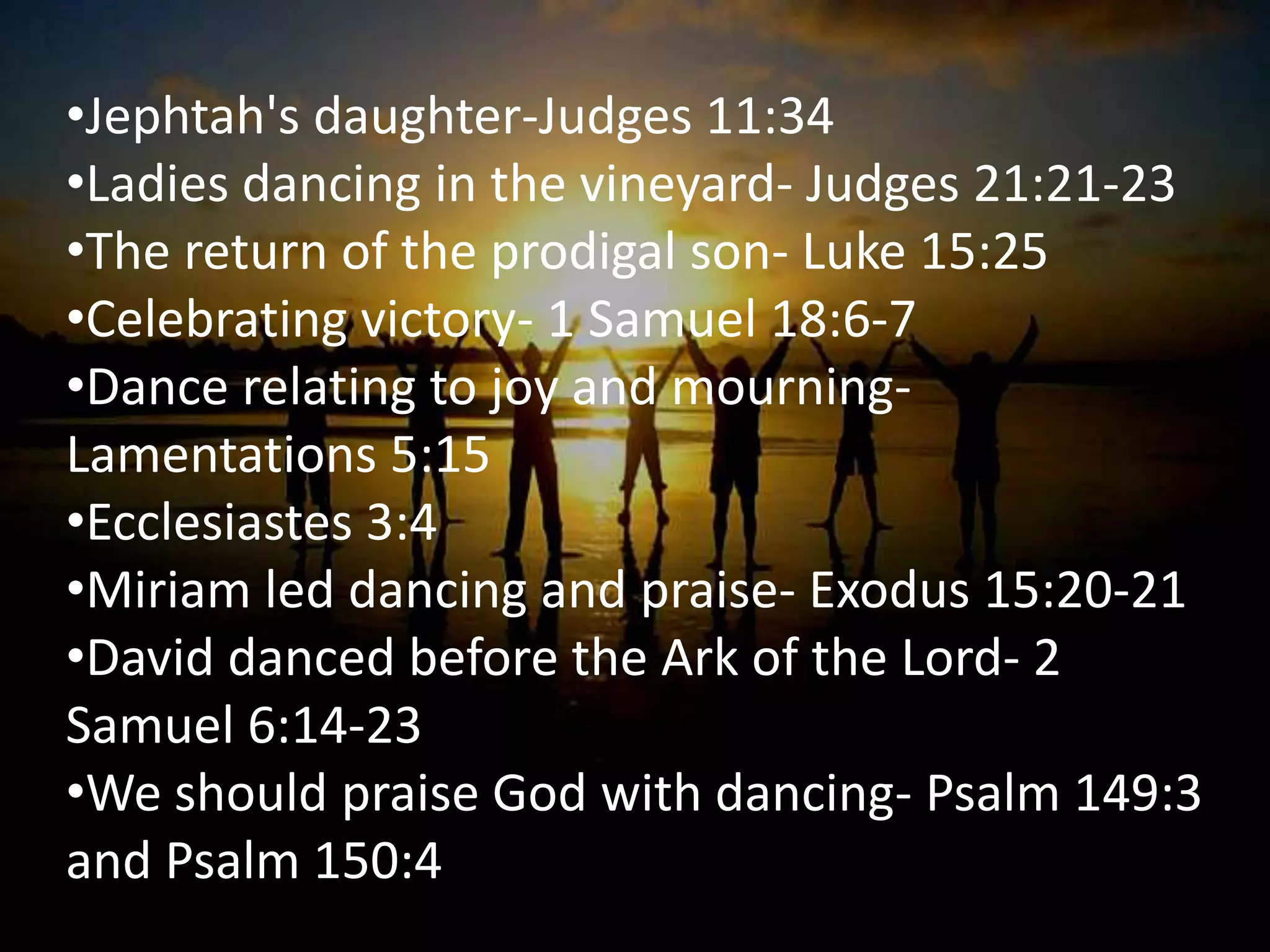 SPIRITUAL DANCE: Dance for Jesus | PPTX