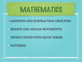 Dance and movement presentation | PPT