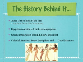 Dance and movement presentation | PPT