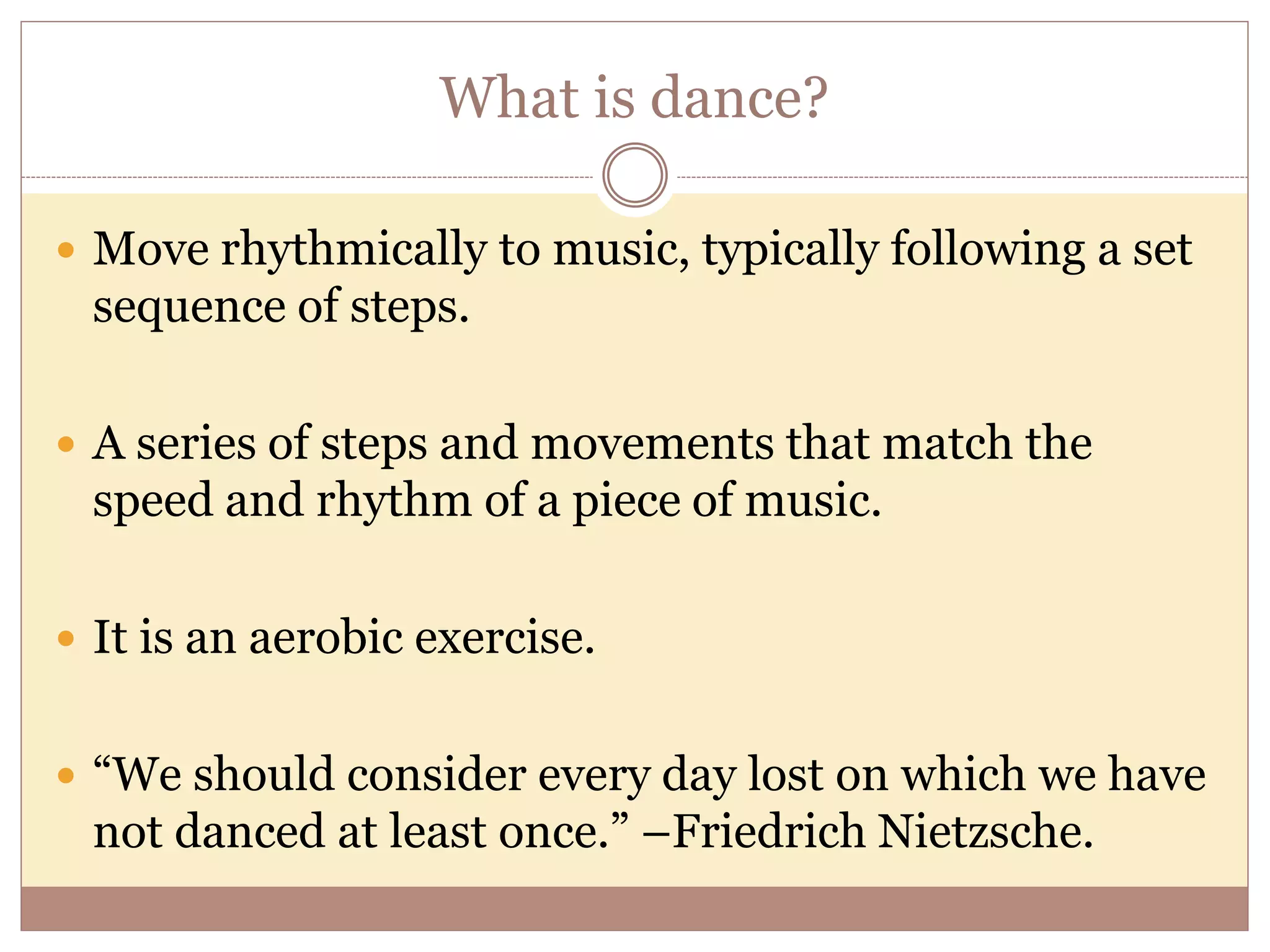 Dance around the world | PPTX