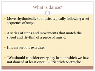 Dance around the world | PPTX