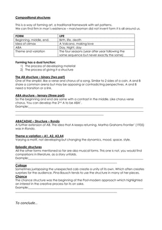 Dance composition handbook (1) | PDF