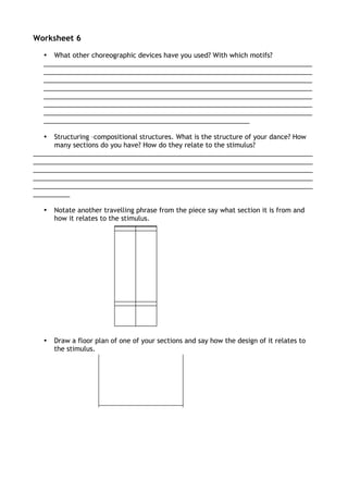 Dance composition handbook (1) | PDF