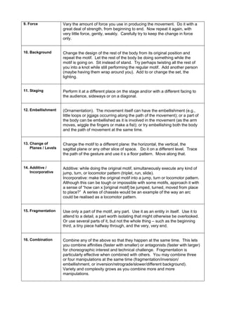 Dance composition handbook (1) | PDF
