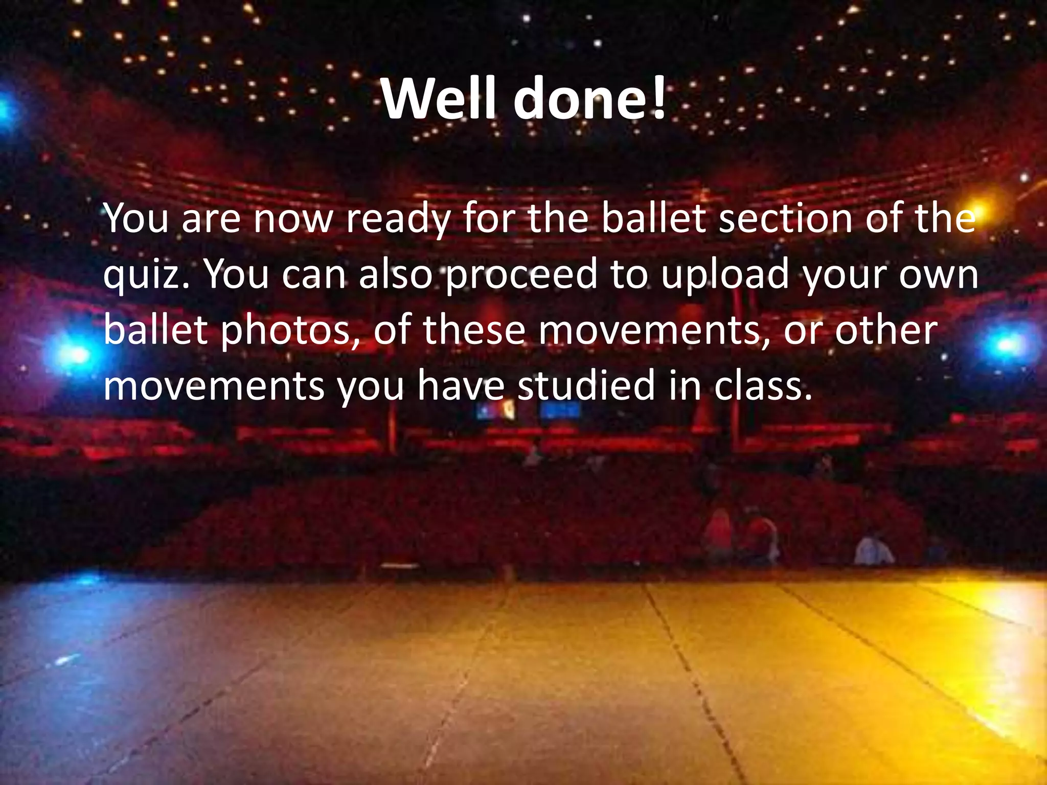 Ballet Vocabulary | PPTX