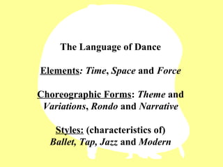Dance elements | PPT