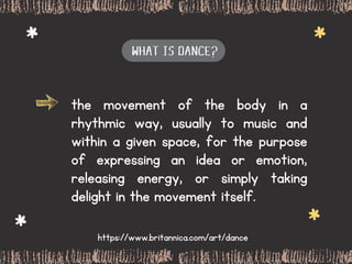 Dance Elements, Rhythms, Styles, rules and benefits.pdf