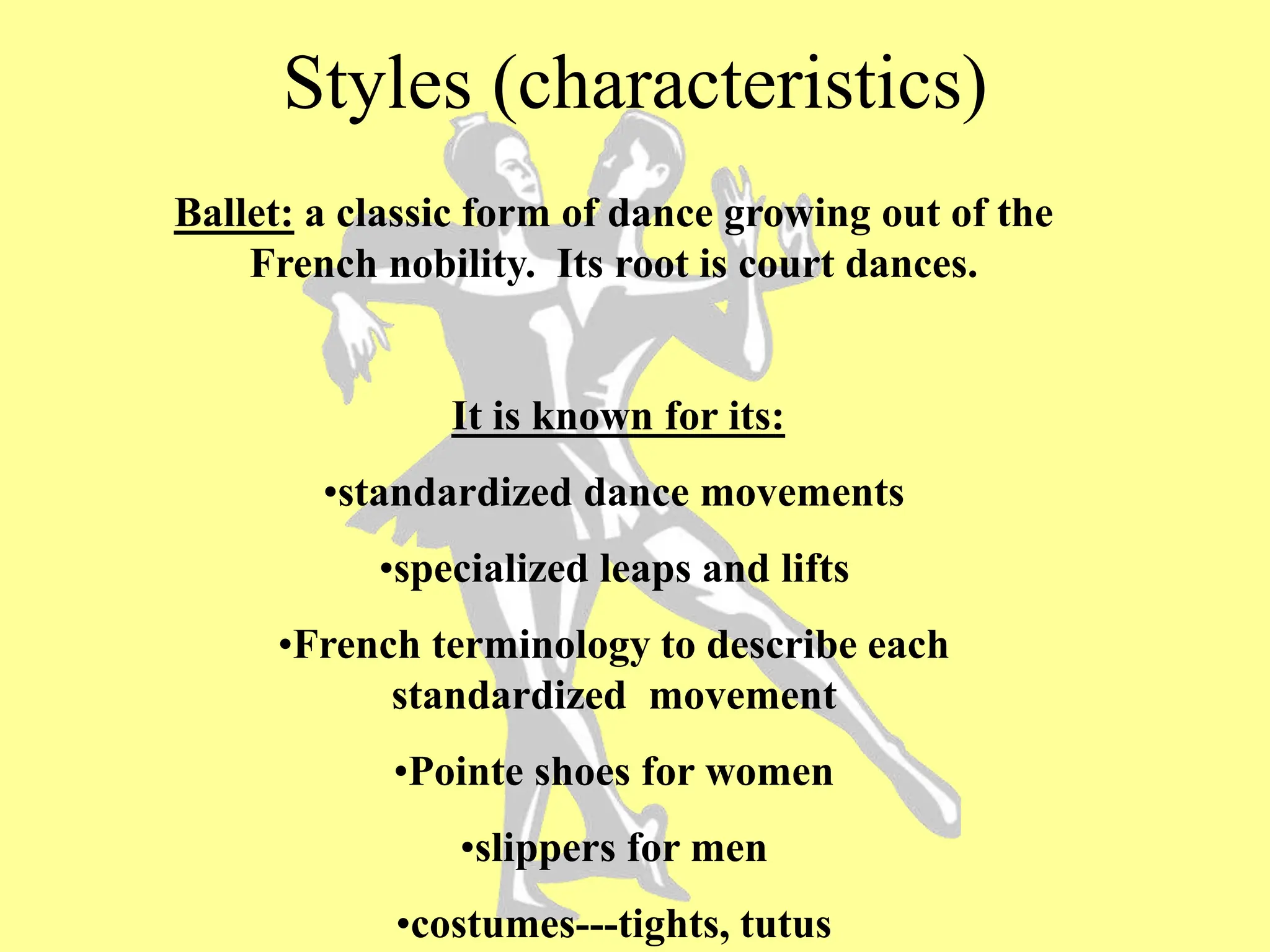 Lets learn and Explore Dance Elements.ppt | Musicals | Genres