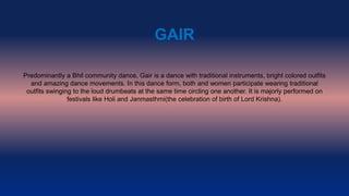 Dance forms of Rajasthan | PPTX